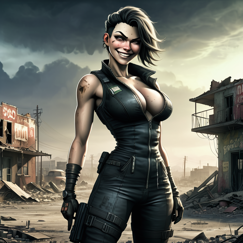 Fallout series female character by The Captain - Playground