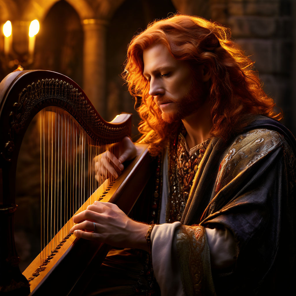 King David clad in regal attire by ALPHA VIBE ADV - Playground