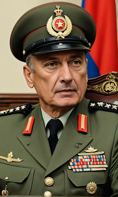 Major General Alexei Petrov male russian senior miliatary in... by ...