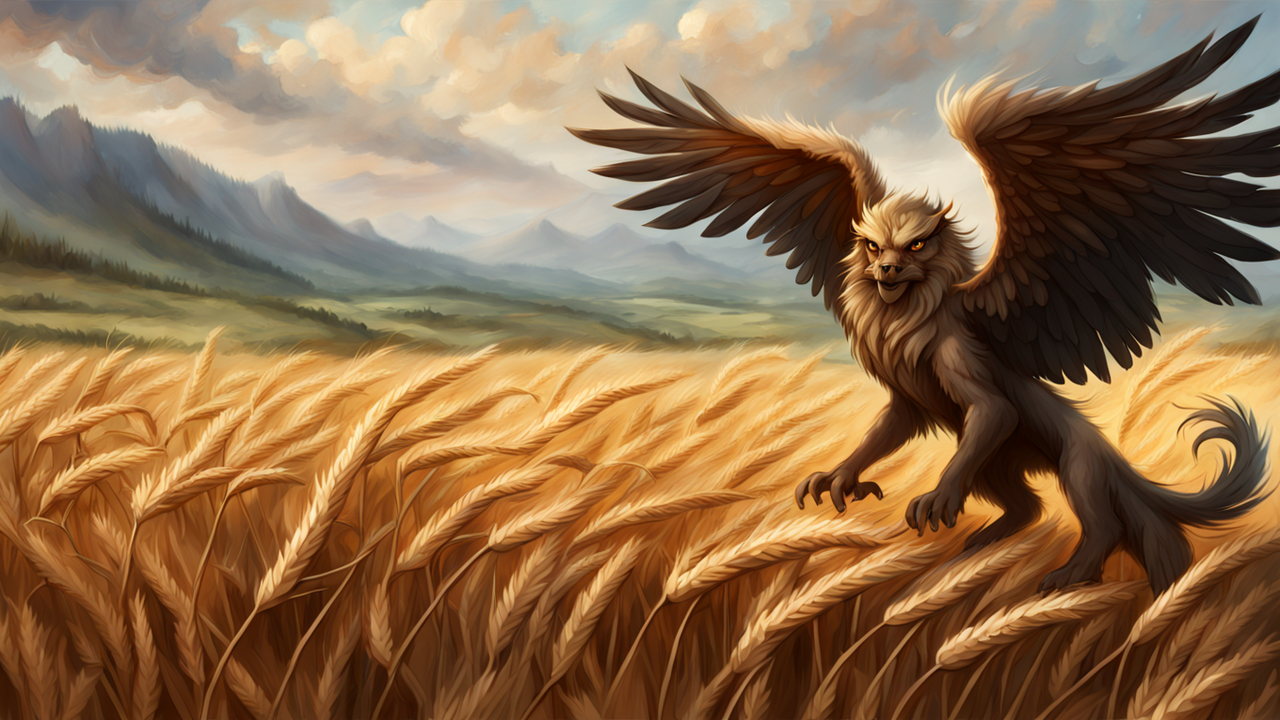Digital painting Realistic artwork A griffin heroic fantasy ... by ...