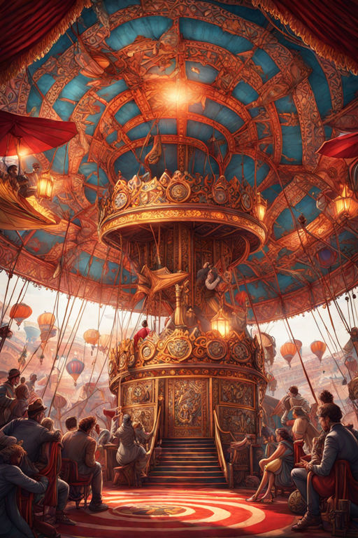 On a circus stage by Renka - Playground