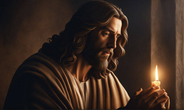 Ultra realistic image of Jesus praying forward by wagner araujo ...