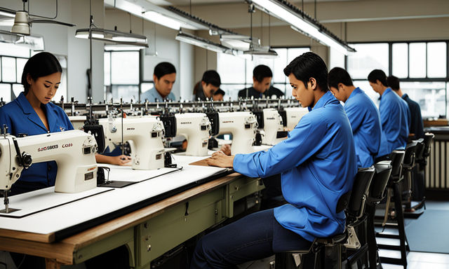 Create a photo realistic inside image of a tailoring shop ... by AMAL ...