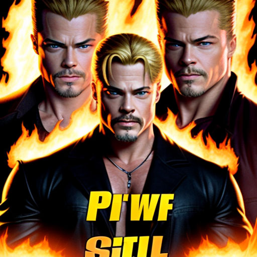 Brad Pitt live action Powers fire by Dhiojny Oliveira - Playground