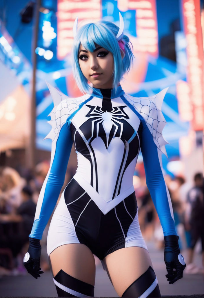 Full body photograph of a 20 year old Japanese anime cosplay... by Joe ...