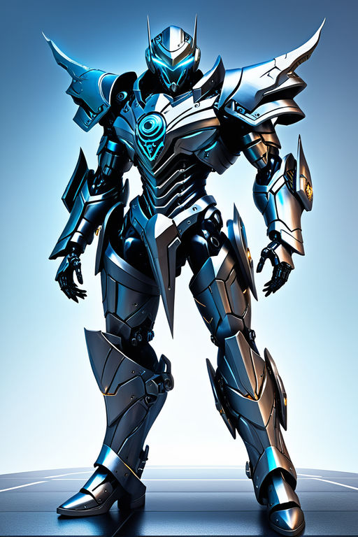 Muscular mecha necromancer by Booherman - Playground