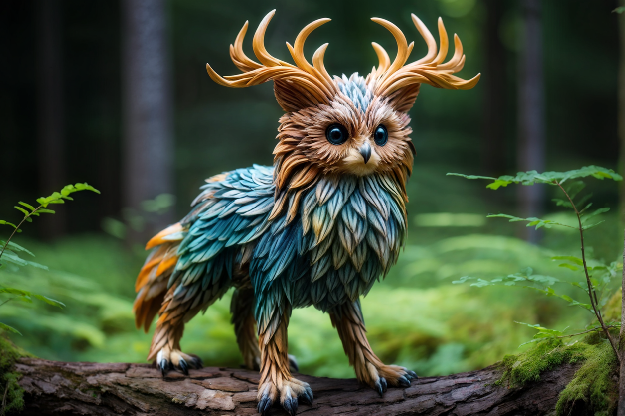 A MYSTERIOUS fantastical creature that seamlessly blends th... by ...