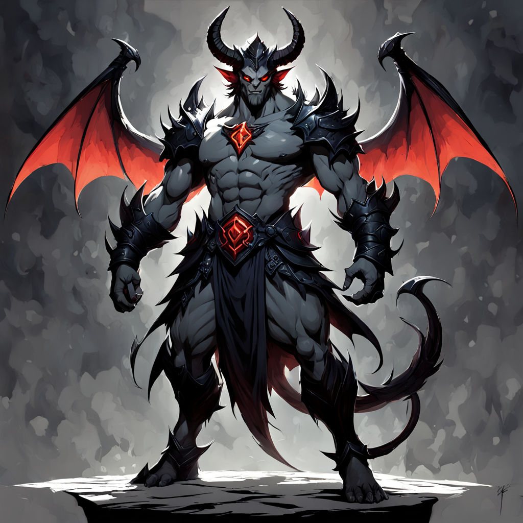 Dungeons and Dragons inspired demon by Jonatan Lautaro Gimenez - Playground