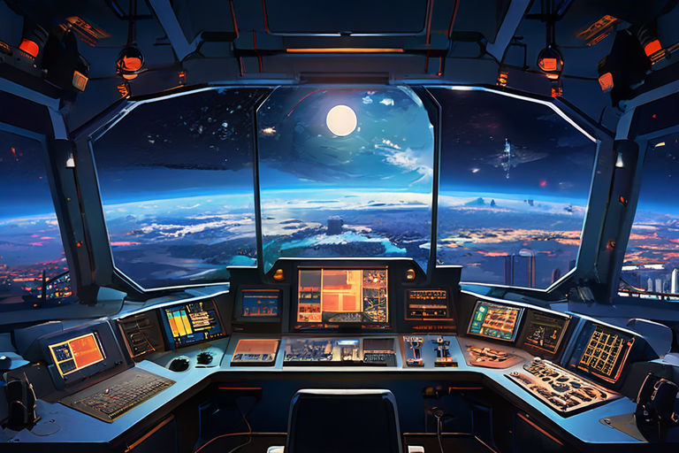 Space ship control desk by Ege Atlı - Playground