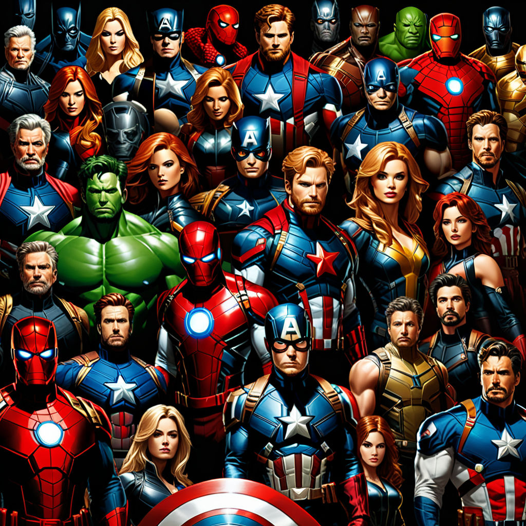 All Marvel heroes are connected to one person by רותם עובדיה - Playground