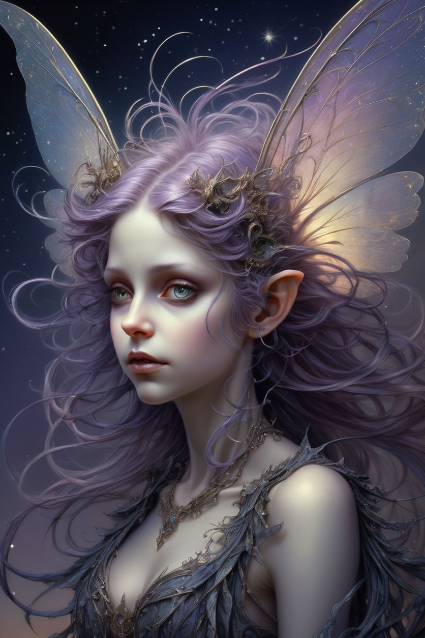 Detailed dystopian elemental pixie by LizLuck - Playground