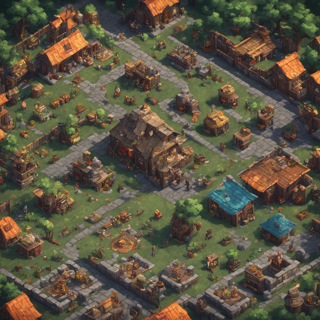 Isometric Top Down 2d Rpg Game Environment Assets Arrangemen By James H Playground 