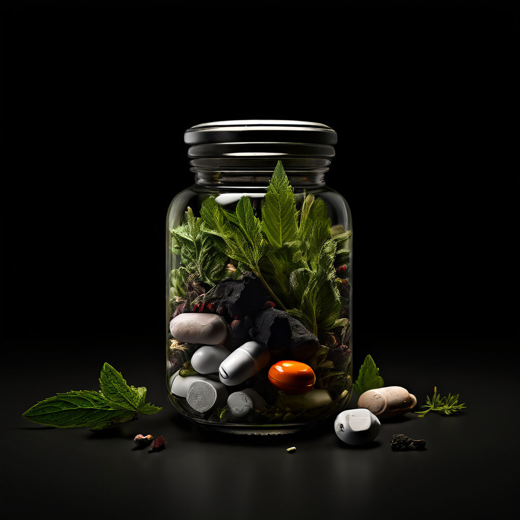 Pill comprised of assorted herbs from the 1800s by Hotpink Studio ...