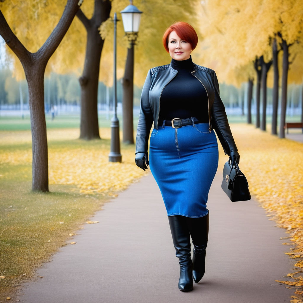 Chubby Mature Russian Lady With Very Short Red Hair By Love Mature