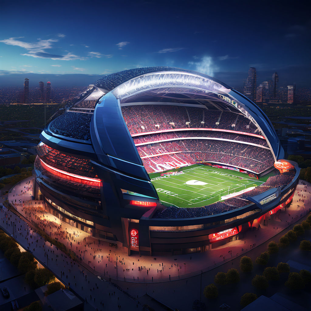 Cool American Football stadium realistic by Connor Morosky - Playground