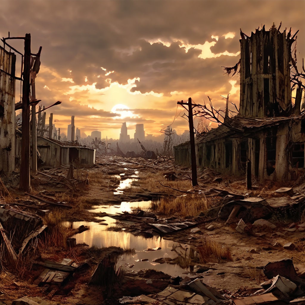 Landscape fallout post apocalyptic ruins by tim dorf (tdorf67) - Playground