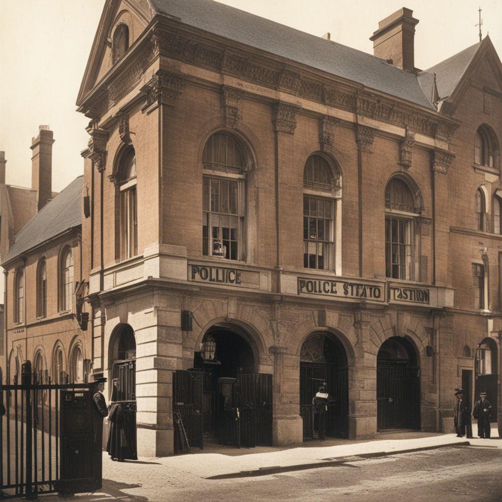 A police station in the 1880s by Ariane Dorian - Playground