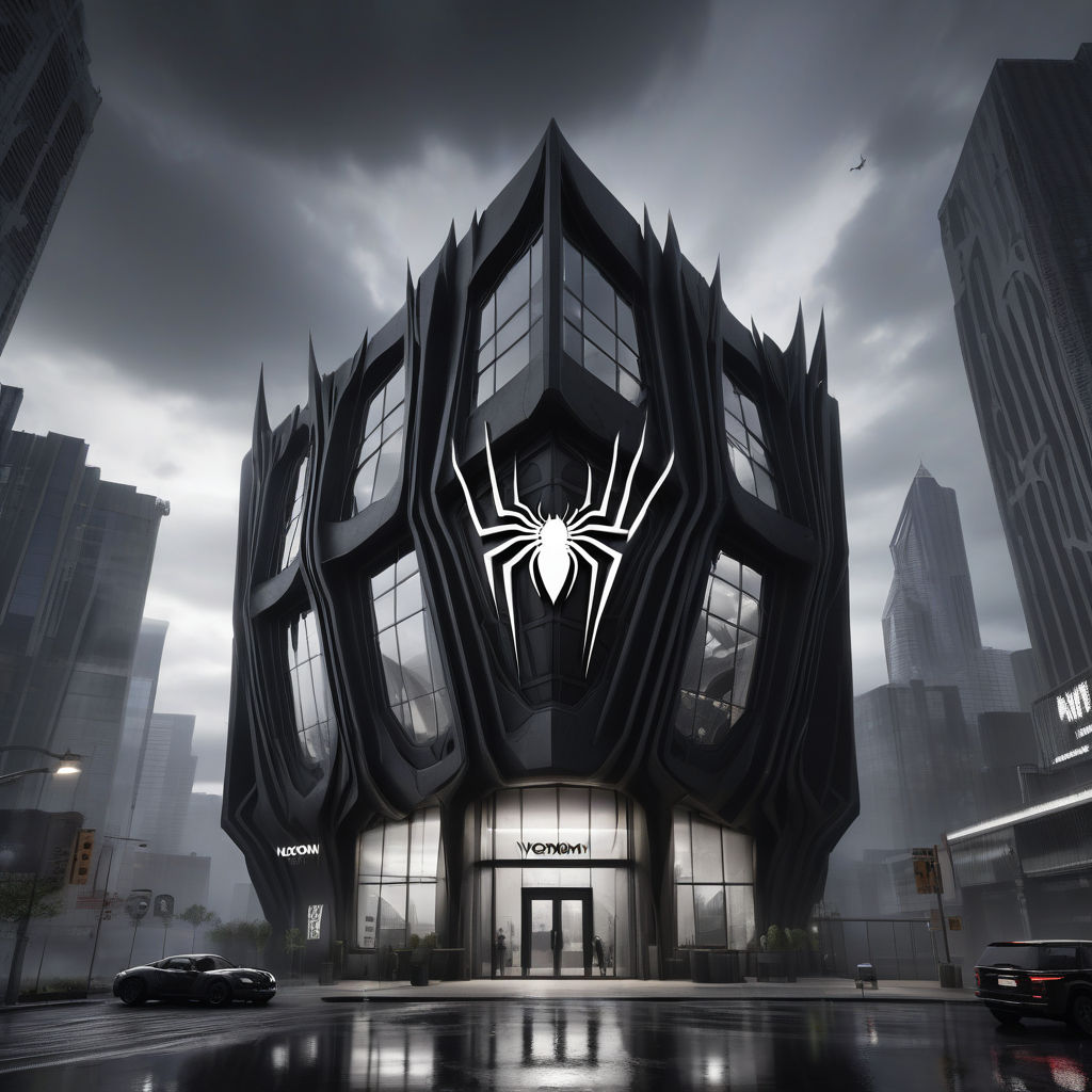 Venom's company headquarters exterior by Ben Alperen - Playground