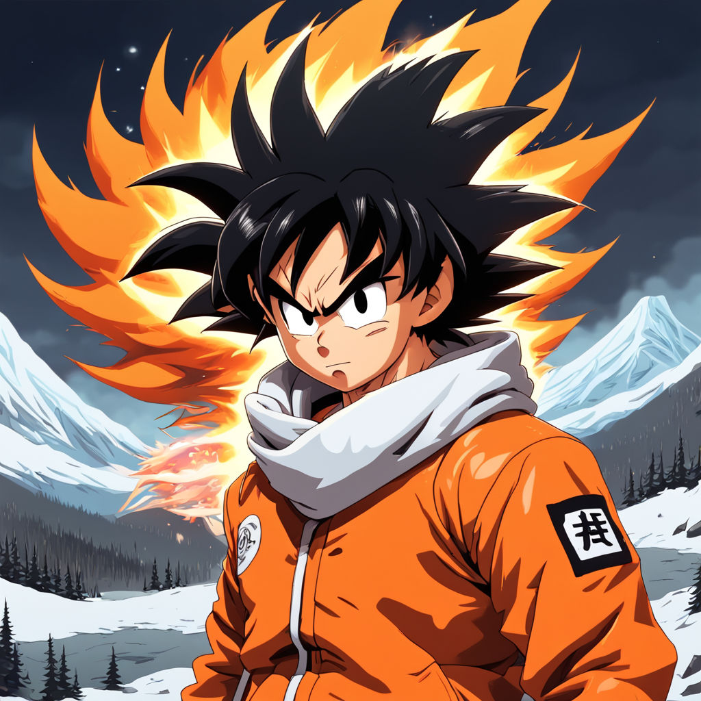 Illustration of Son Goku fused with Kenny from South Park by Alejandro ...