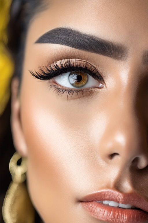 A beautiful Colombian Model close up glamour shot modeling e... by ...