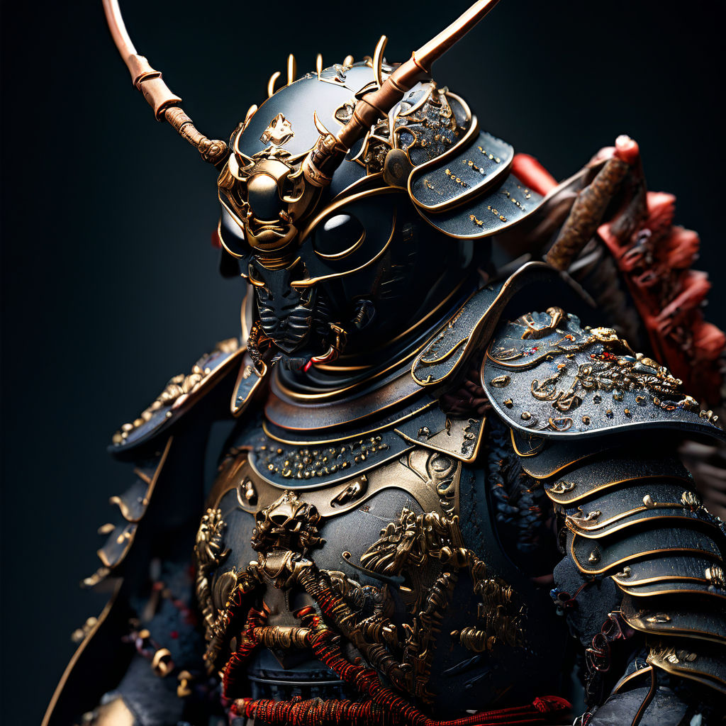 Ant clad in full samurai armor by AllenDanchuk234 - Playground