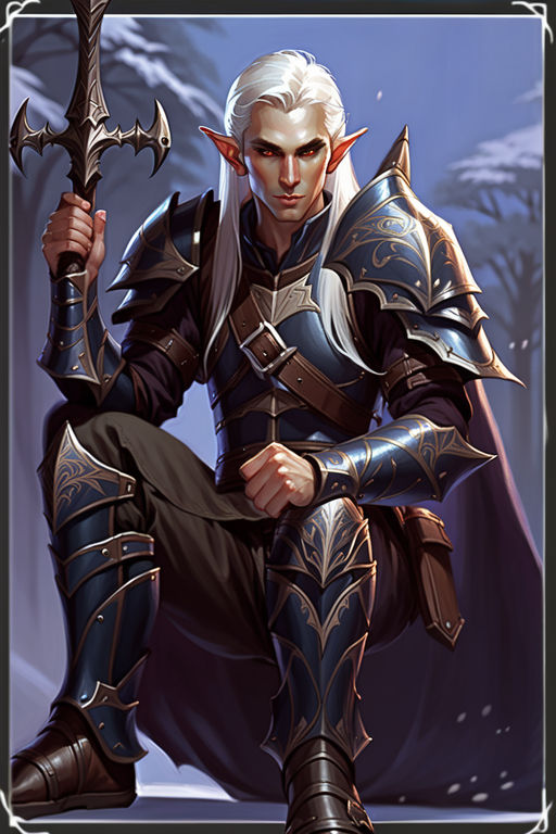 Male elf fighter by abcd bheryt - Playground