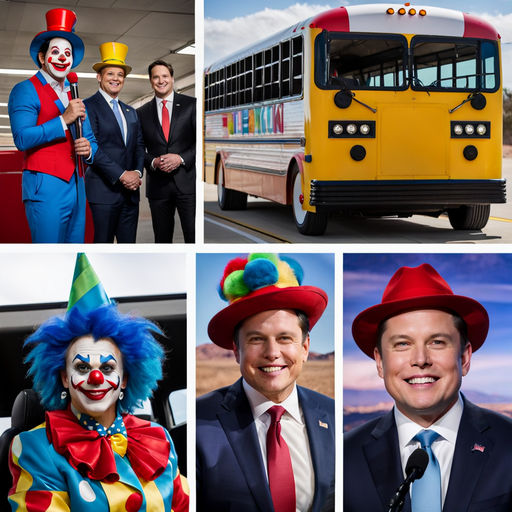 Tulsi Gabbard as the clown bus driver Matt Gaetz by Nik's Vasani ...