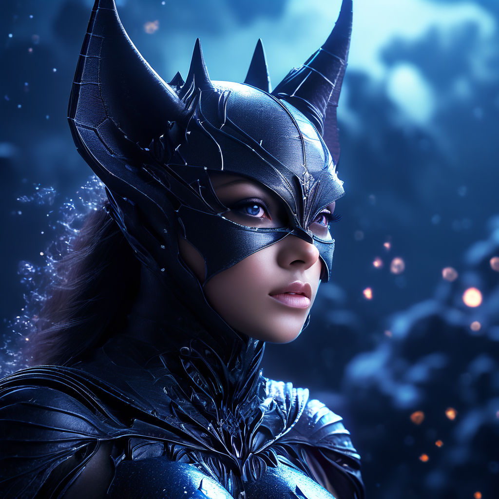 Female Human - Bat hybrid on an alien planet by Ken Tague - Playground