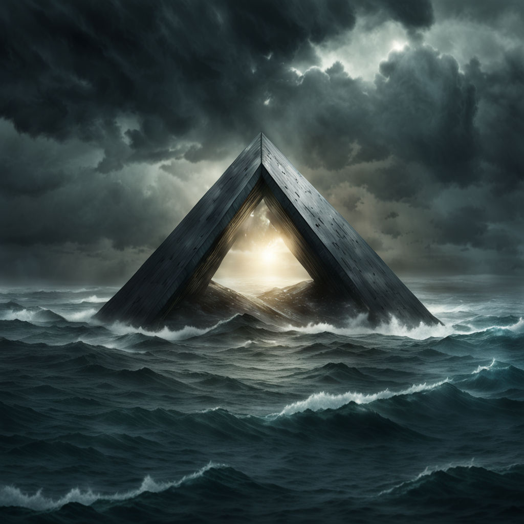 The huge Dark Azkaban prison. triangular prism form. located... by ...