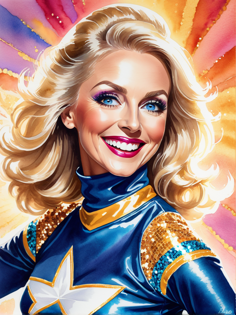 Watercolor portrait of a 60-year-old woman by csaver - Playground