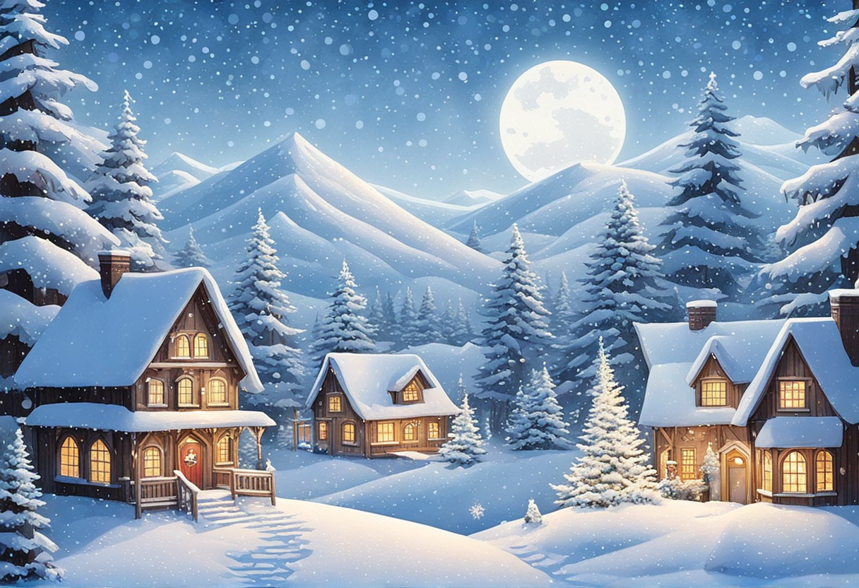 In a quaint Winter Village by MrBig2017-Howard - Playground