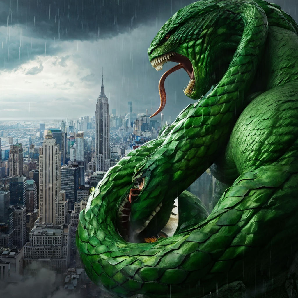 Hulk-snake hybrid by Ankush Madavi2 - Playground