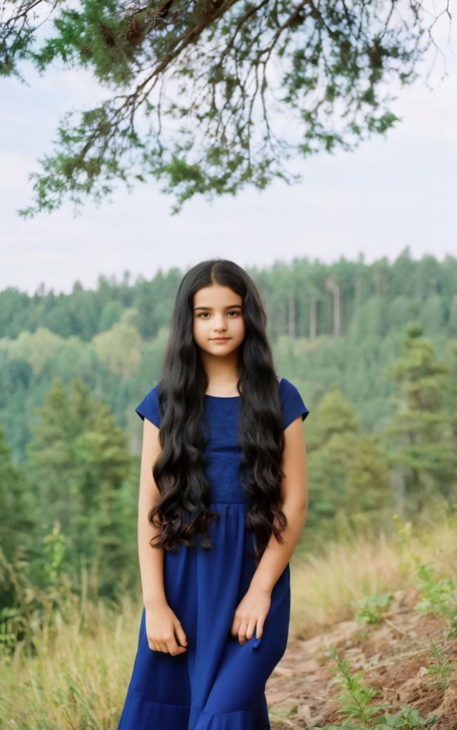 Portrait of a young 14-year-old girl by neso - Playground