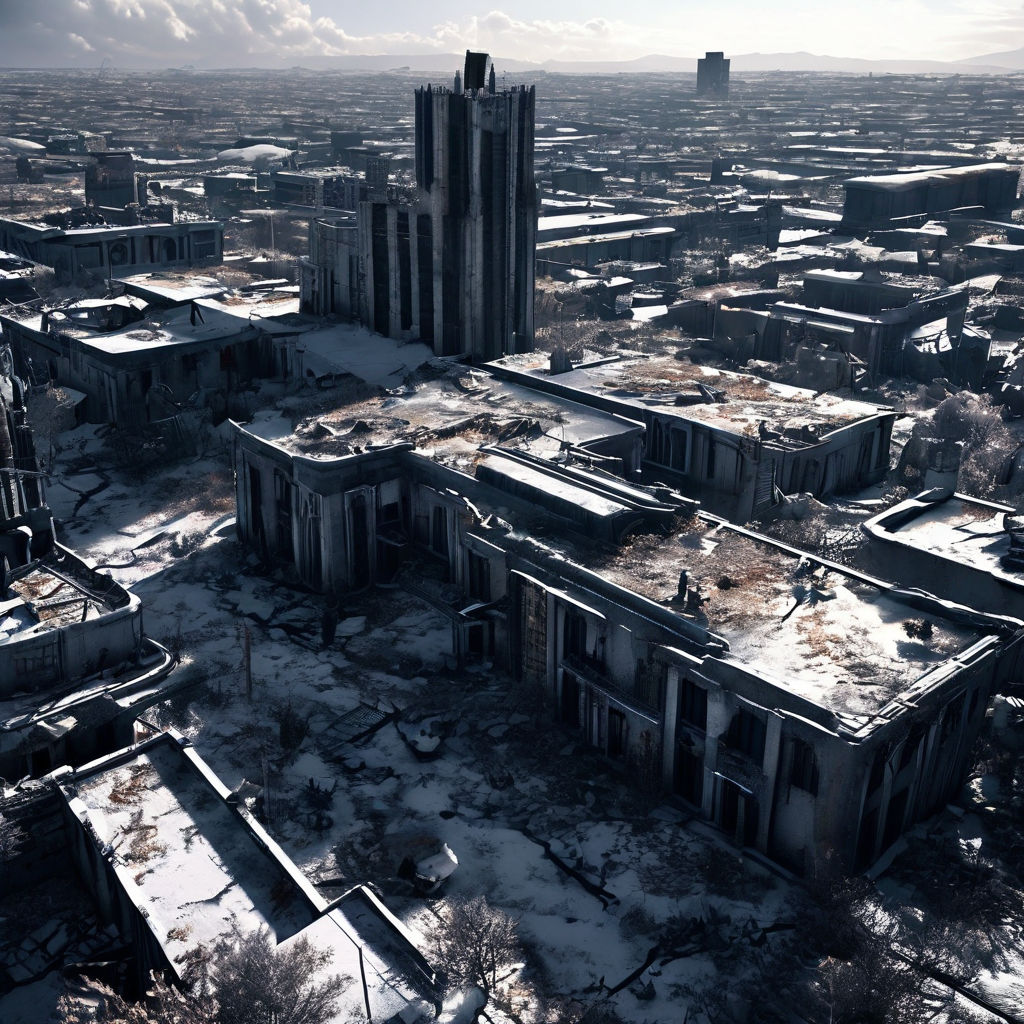 Post-apocalyptic map inspired by Fallout 4 by Wizard Red - Playground