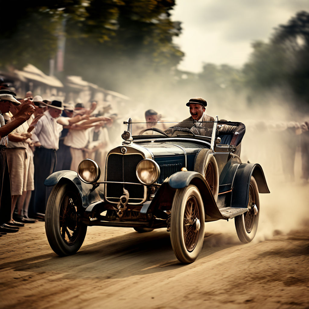 Very old historic car race by VICTOR - Playground