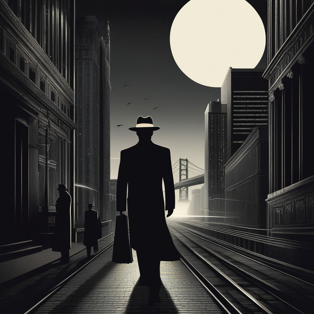 Noir book cover by Michael Mello - Playground