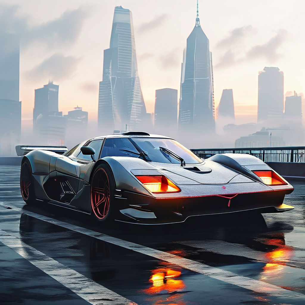 LADA-inspired hypercar from the 1990s by Ivan - Playground