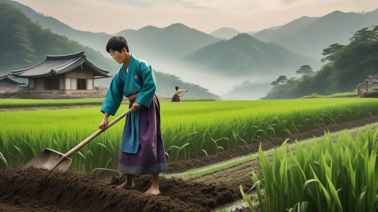 Early morning on a traditional South Korean farm by Prasanta Bhowmick ...