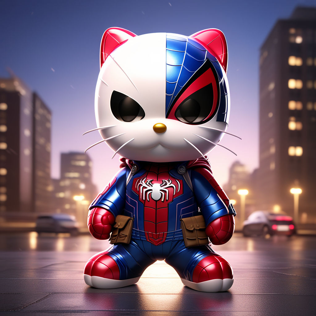 Spider-Man and hello kitty fused into one by Mr. Nut - Playground