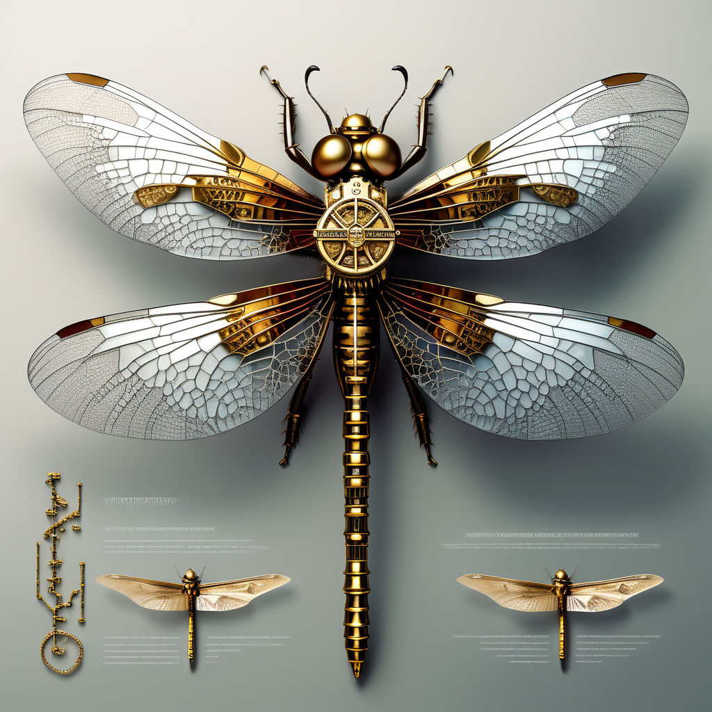 A steampunk dragonfly by Retha - Playground