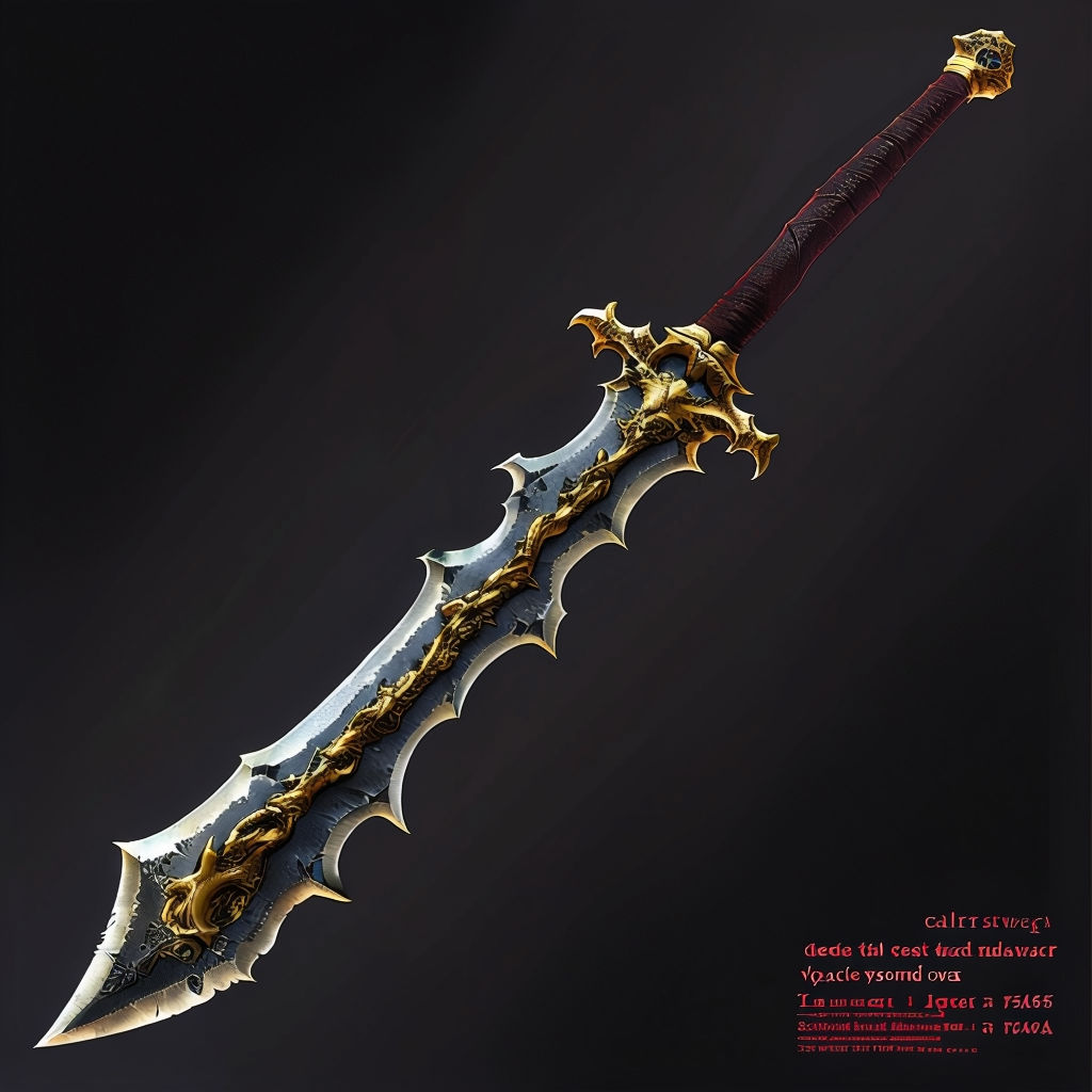 Legendary bestial curved greatsword by Desencadenados - Playground