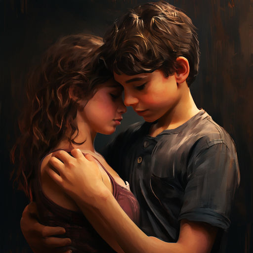 A boy touch girl breast by Uma Devi - Playground