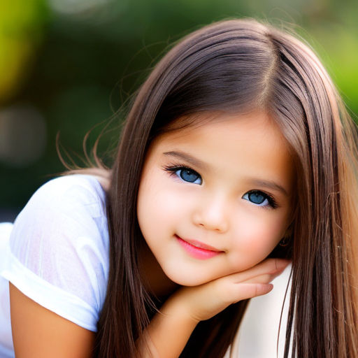 Cute girl by way milky - Playground