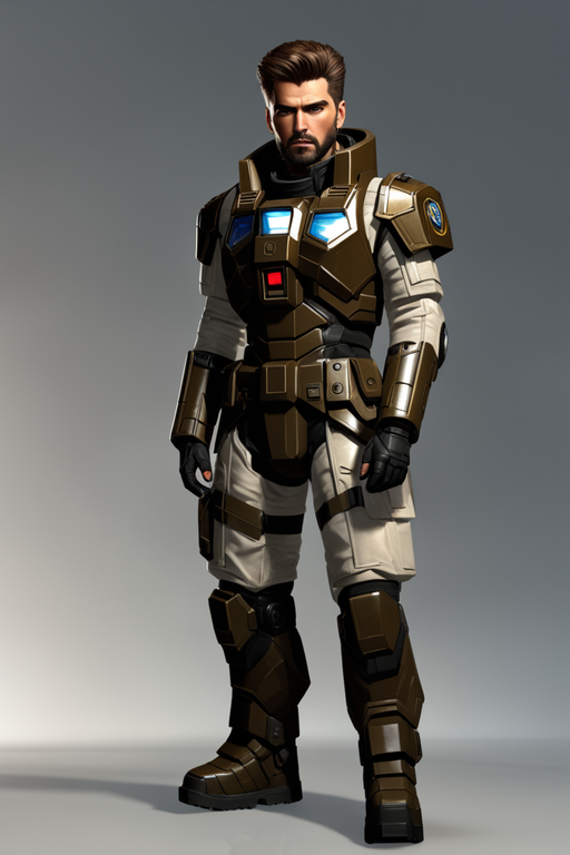 Year 3000 mechwarrior pilot by Aaron Jimmerson - Playground