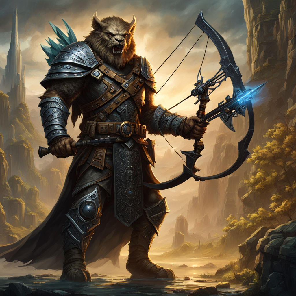 Bugbear ranger from Dungeons and Dragons by Lanzengeneral - Playground