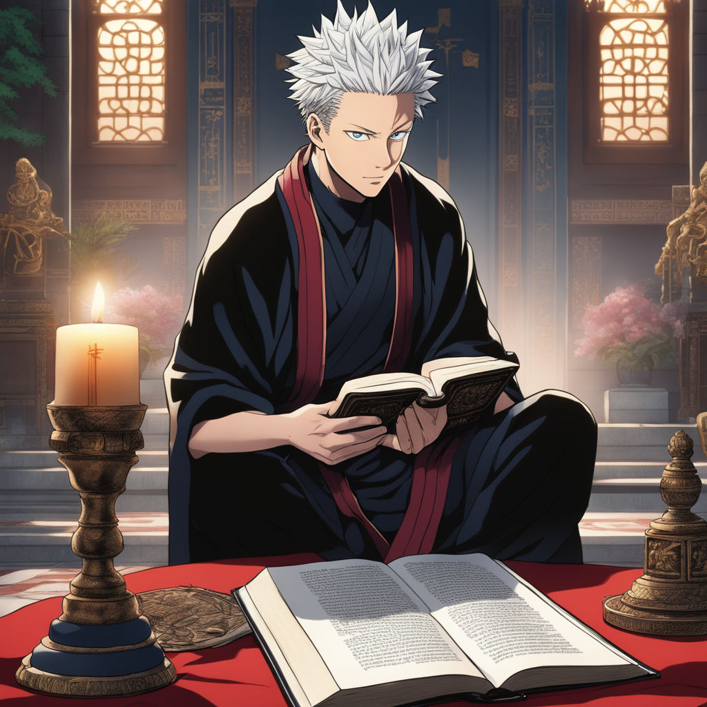 Satoru Gojo from popular anime Jujutsu Kaisen speaking to Je... by ...