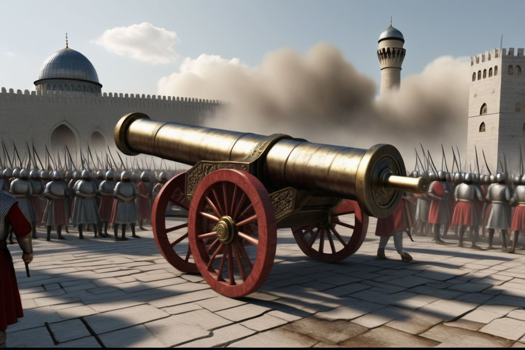 Showing scenes of the battle of Constantinople 1453 AD by bibim shop ...