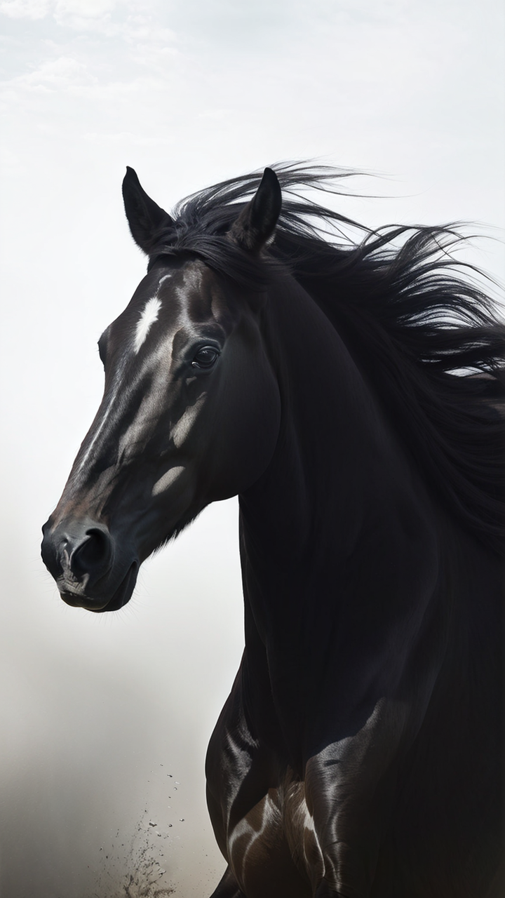 Horse caught mid-gallop by Brandy Versoulen - Playground