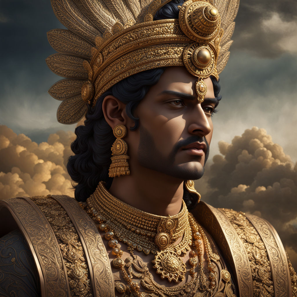 Hindu Prince Arjuna by Audisio Joseph - Playground