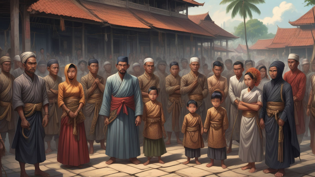 In a 16th-century Javanese town square by MrThu Gibah - Playground